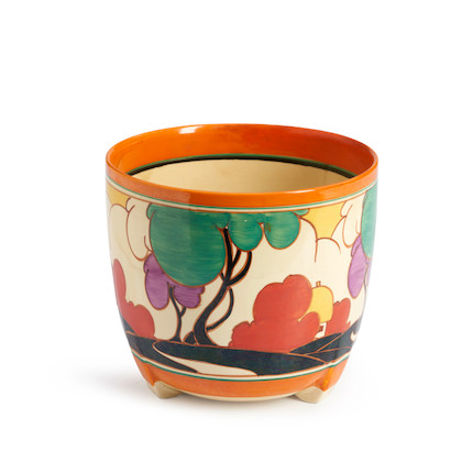 Bonhams Skinner : Clarice Cliff (1899-1972) Orange Autumn Pattern ...