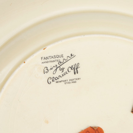 Bonhams Skinner : Two Clarice Cliff (1899-1972) Plates, Burslem ...