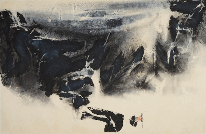 Bonhams : LIU KUO-SUNG (LIU GUOSONG, BORN 1932) The Source, 1966