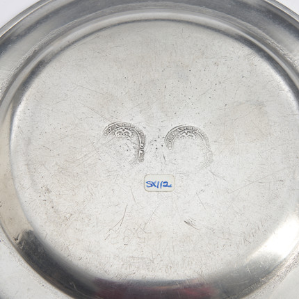 Bonhams Skinner : Six Pewter Plates, mostly New England, late 18th ...