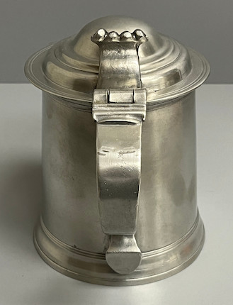 Bonhams Skinner : George I Pewter Quart Tankard, William Eddon (active ...
