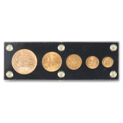 Bonhams Skinner : United States Gold Coin Type Set.