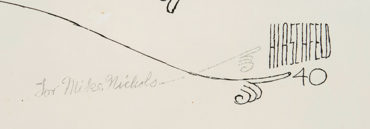 Bonhams Skinner : AL HIRSCHFELD, AMERICAN (1903-2003) WHOOPI GOLDBERG 1984