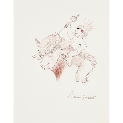 Bonhams : A MAURICE SENDAK DRAWING OF MAX AND BERNARD FROM WHERE THE ...
