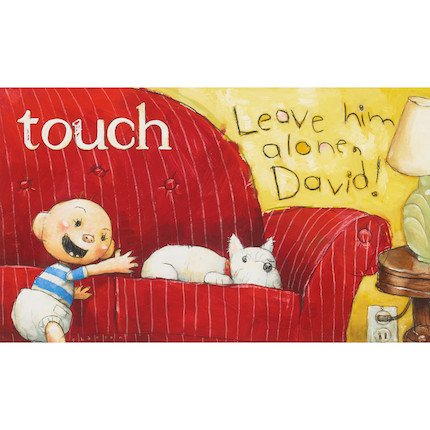 Bonhams : A DAVID SHANNON ILLUSTRATION OF TOUCH FROM DAVID SMELLS ...