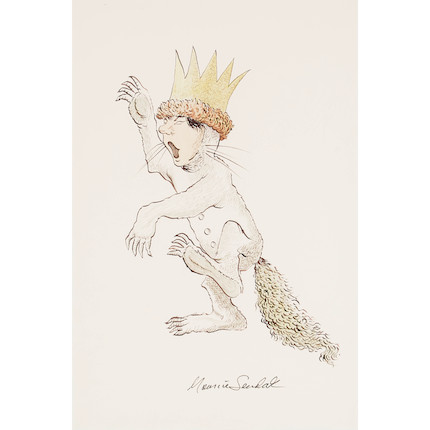 Bonhams : A MAURICE SENDAK PORTRAIT OF KING MAX FROM WHERE THE WILD ...