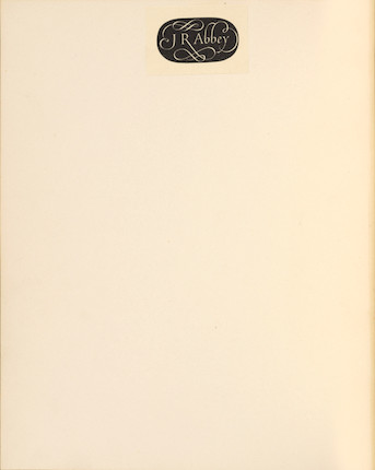 Bonhams : ARTIST BINDING BY PIERRE-LUCIEN MARTIN FROM THE COLLECTION OF ...