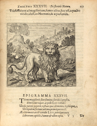 Bonhams : ALCHEMY THE GREATEST ILLUSTRATED WORK IN ALCHEMY. MAIER ...