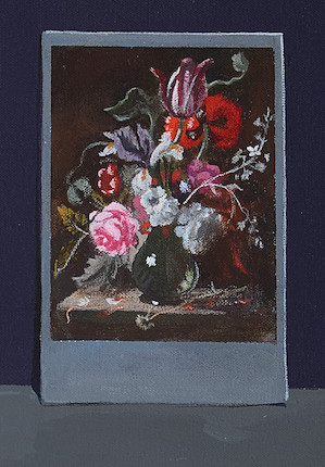 Bonhams : PAUL WONNER (1920-2008) 'Dutch' Still Life with Flowers and a ...