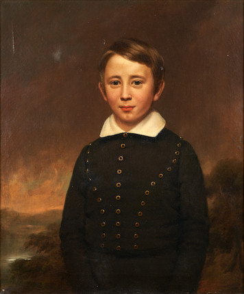 Bonhams Skinner : Edward Ludlow Mooney (American, 1813-1887) Portrait ...