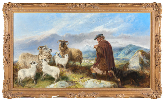 Bonhams Skinner : RICHARD ANSDELL, RA (British, 1815-1885) Highland ...