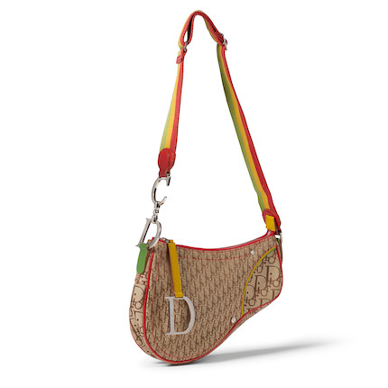 Bonhams : CHRISTIAN DIOR DIORISSIMO RASTA SADDLE POCHETTE 2004 Capsule ...