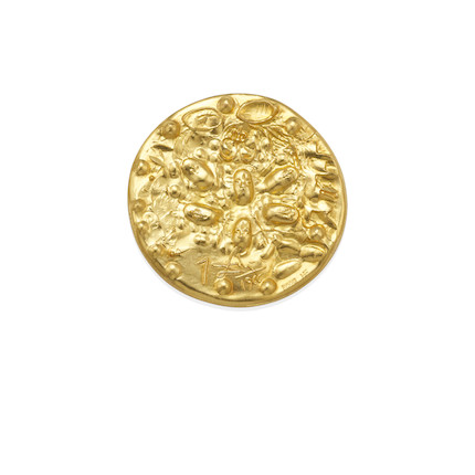 Bonhams : SALVADOR DALÍ A 22K GOLD 'DALÍ D'OR' COIN
