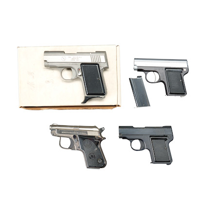Bonhams Skinner : Four Small Semi-Automatic Pistols, Modern handgun