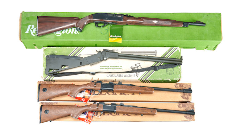 Bonhams Skinner : Four .22 Caliber Rifles, Modern firearm
