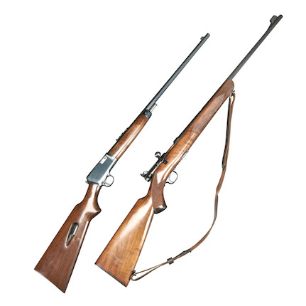 Bonhams Skinner : Two Winchester .22 Caliber Sporting Rifles.