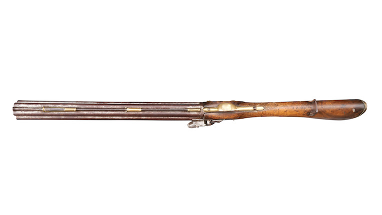 Bonhams Skinner : Pattern 1780 Seven-Barreled Volley Gun,
