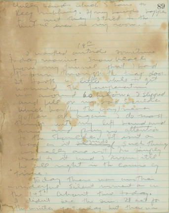 Bonhams : ADMIRAL BYRD'S DIARY FROM BOLLING ADVANCE BASE, WINTER 1934 ...