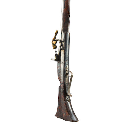 Bonhams Skinner : German Fishtail Matchlock Musket,