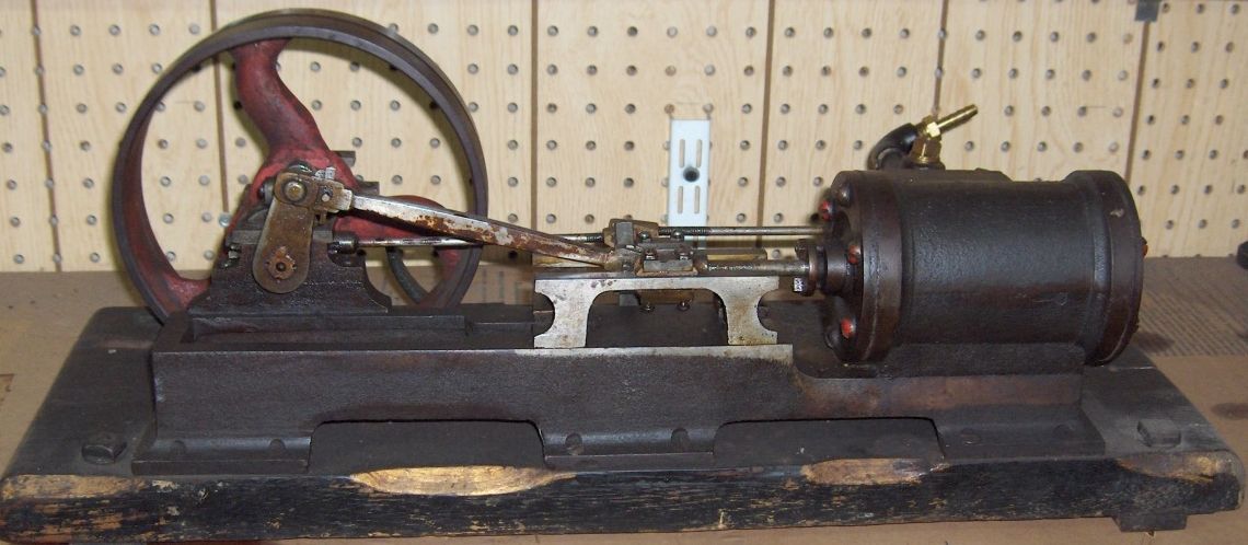 Bonhams Cars : A single cylinder steam engine, 23in long