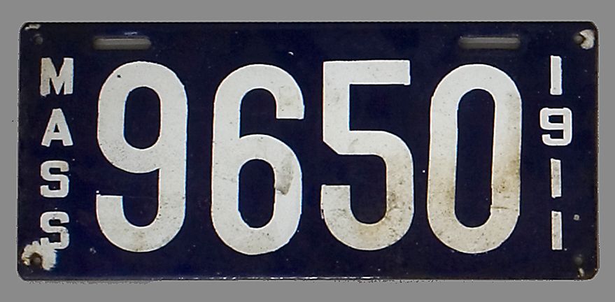 Bonhams Cars : A collection of ten 1911 Massachusetts motor vehicle ...