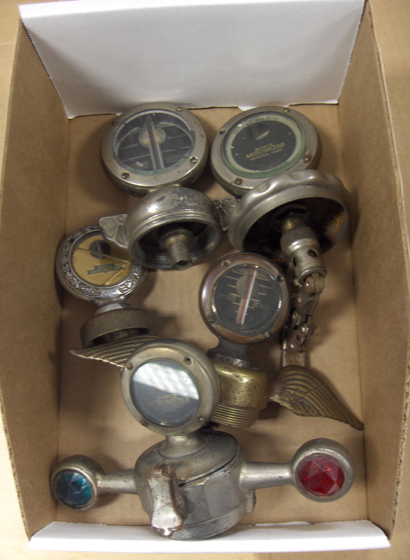 Bonhams Cars : Five Boyce moto-meters, early 20th Century,