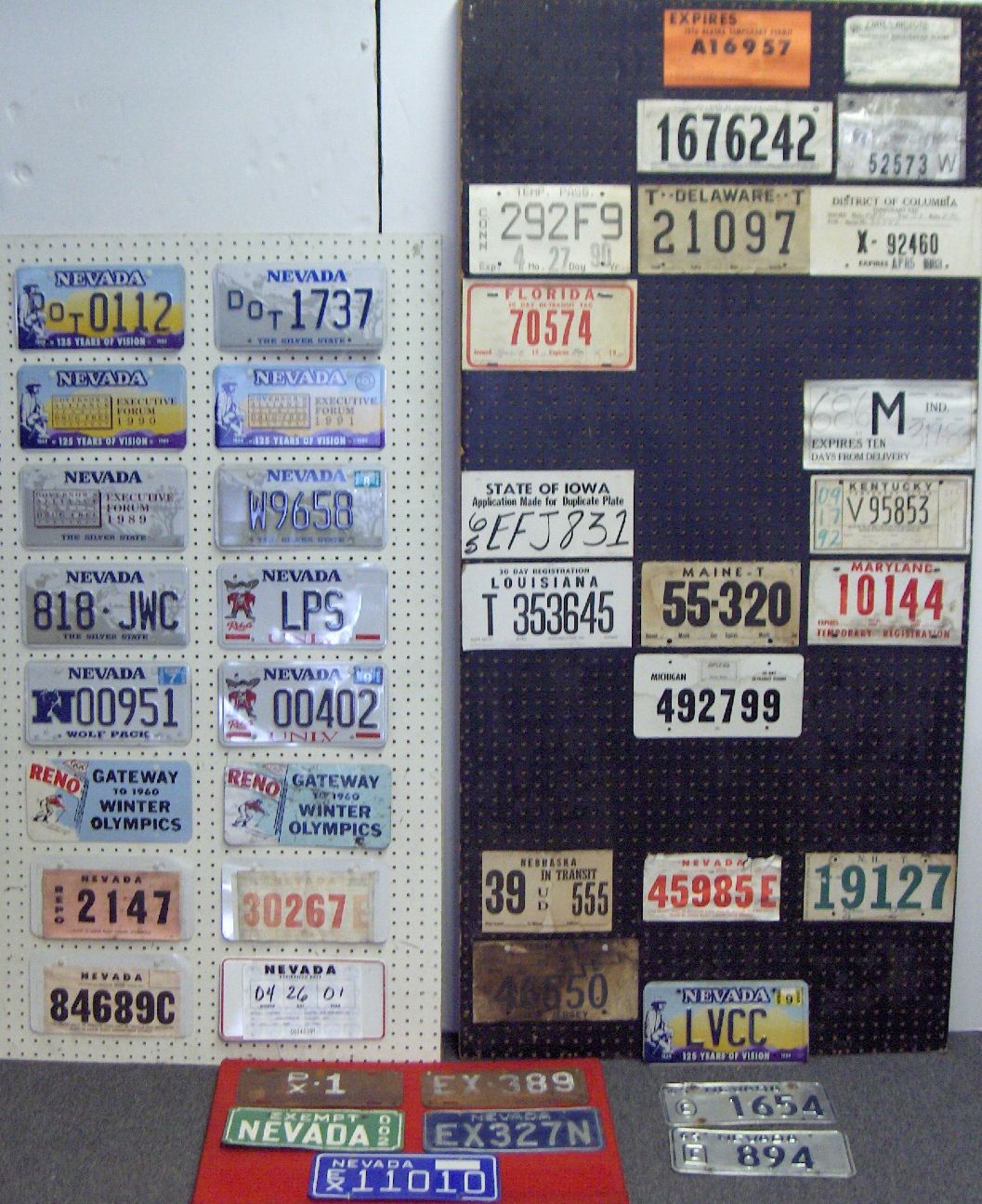 Bonhams Cars : A collection of Nevada number plates,