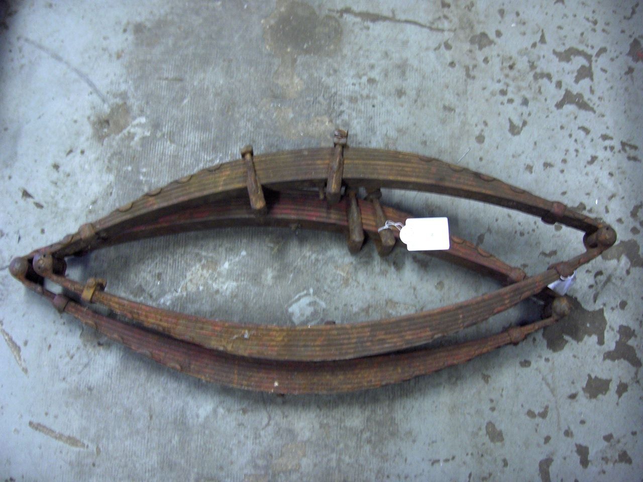 Bonhams Cars : Two large leaf spring sets, (2)