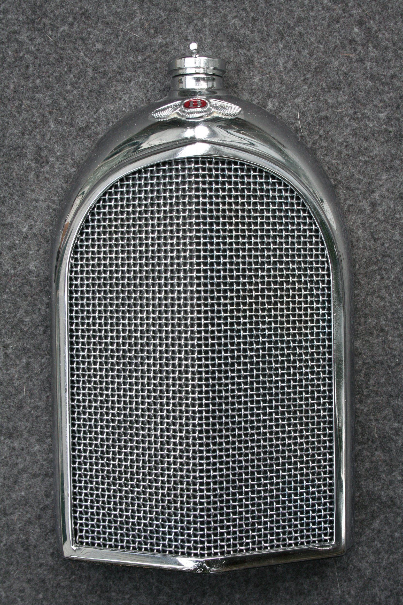 Bonhams Cars : A vintage Bentley radiator flask by Ruddspeed, British ...