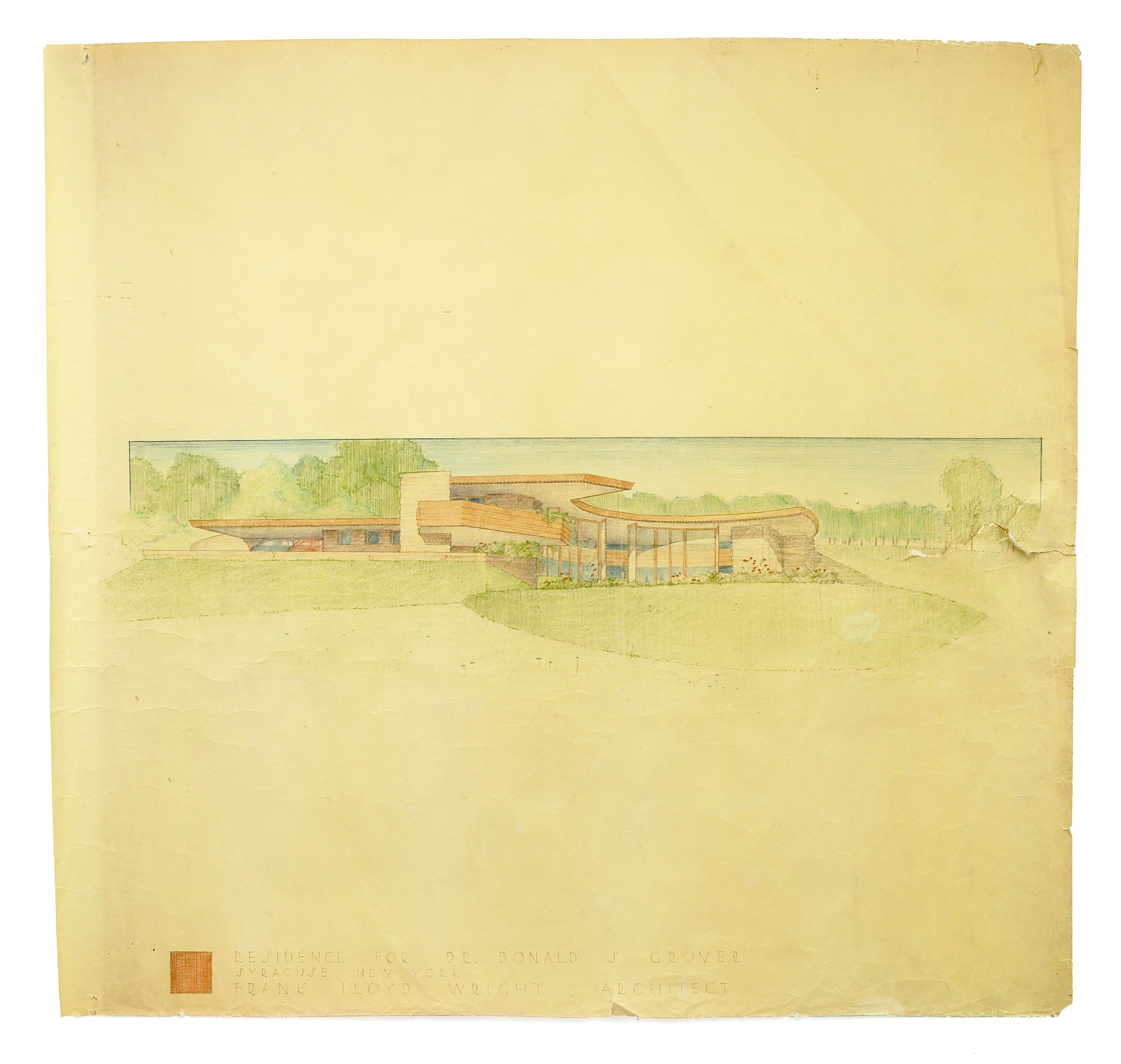 Frank Lloyd Wright Drawings