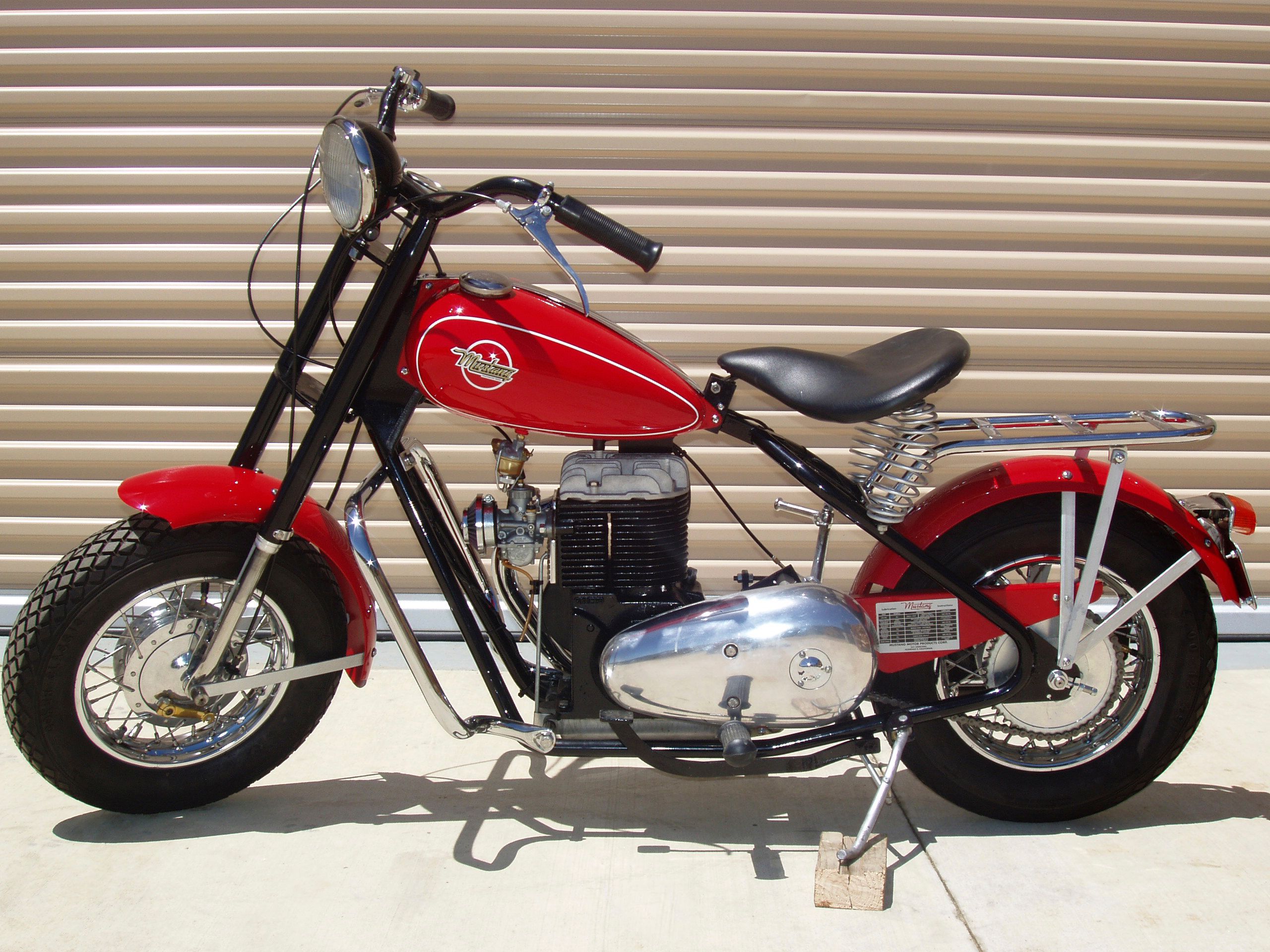 Mustang Stallion Motorcycle Forreston Man Rides A Stallion