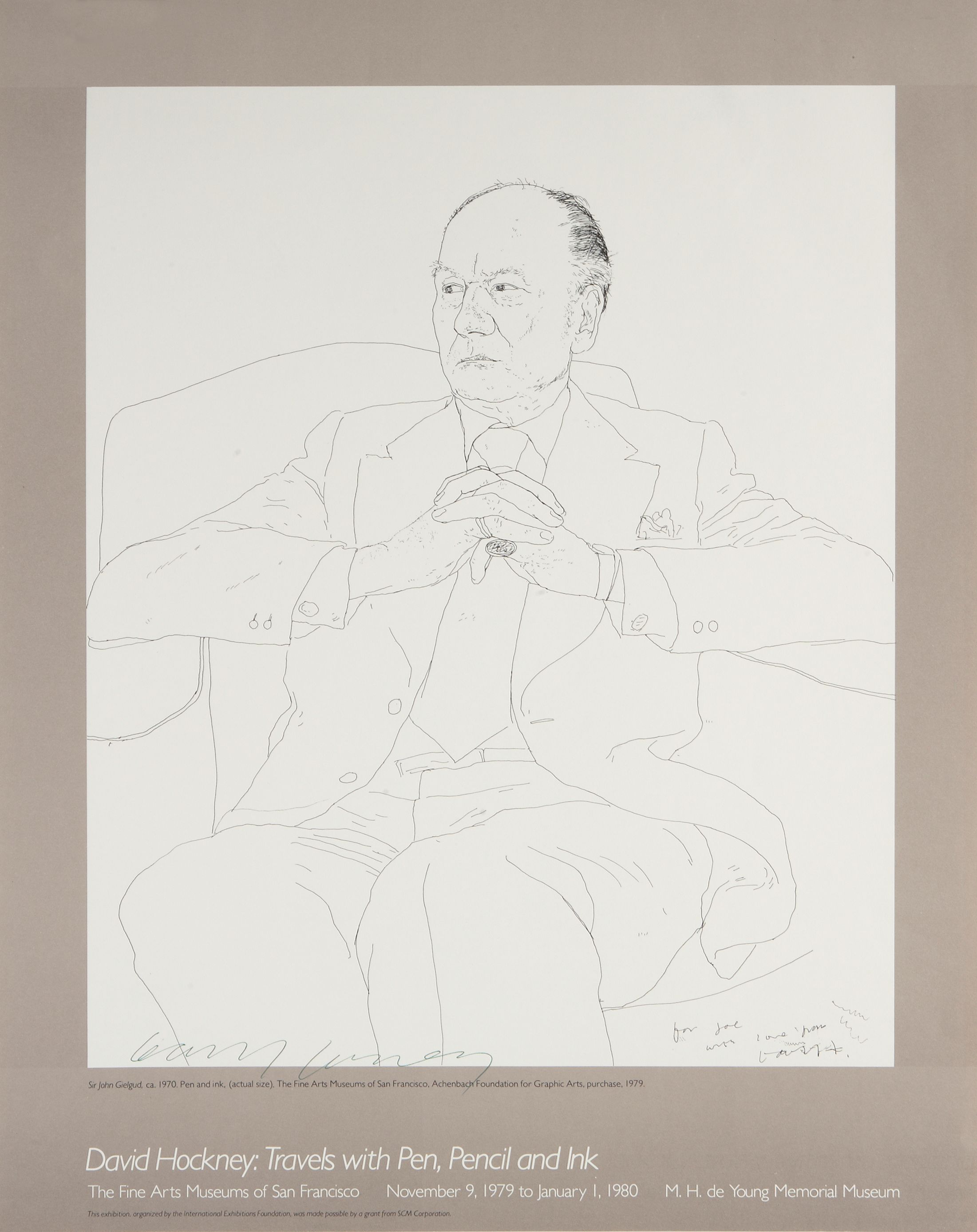 Bonhams : David Hockney (British, born 1937); David Hockney Doll Boy ...