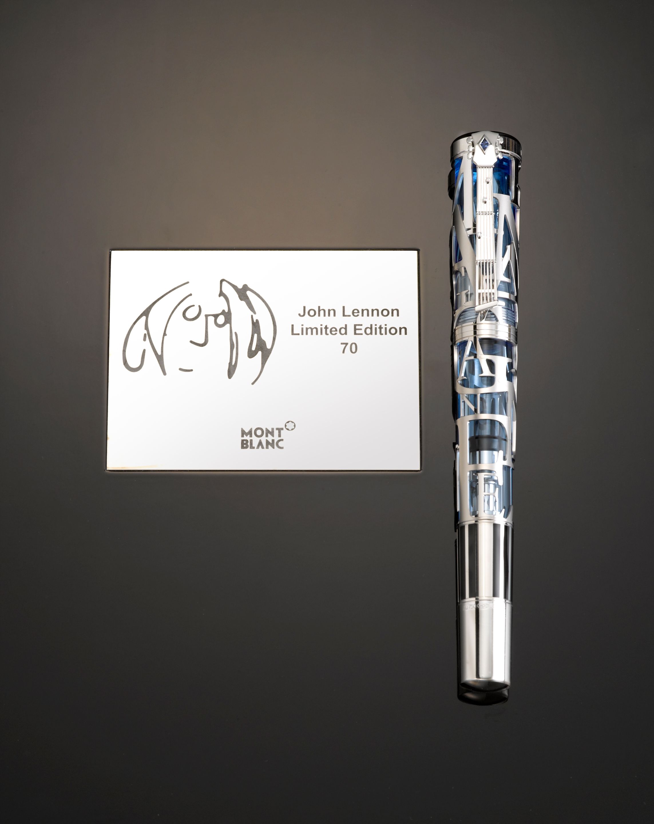 Bonhams : MONTBLANC John Lennon Limited Edition 70 Skeleton Fountain Pen