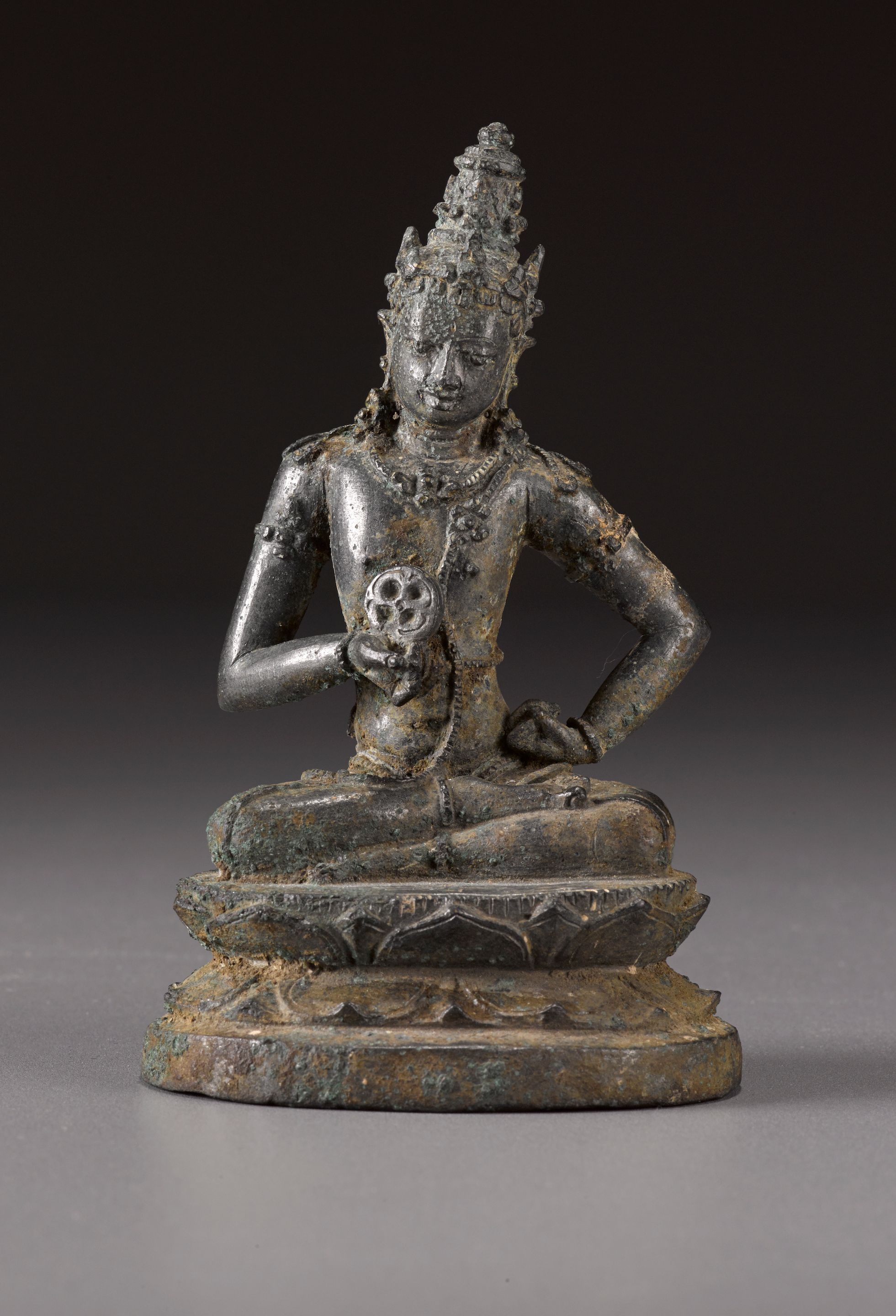 Bonhams : A copper alloy figure of a bodhisattva Indonesia, Central ...