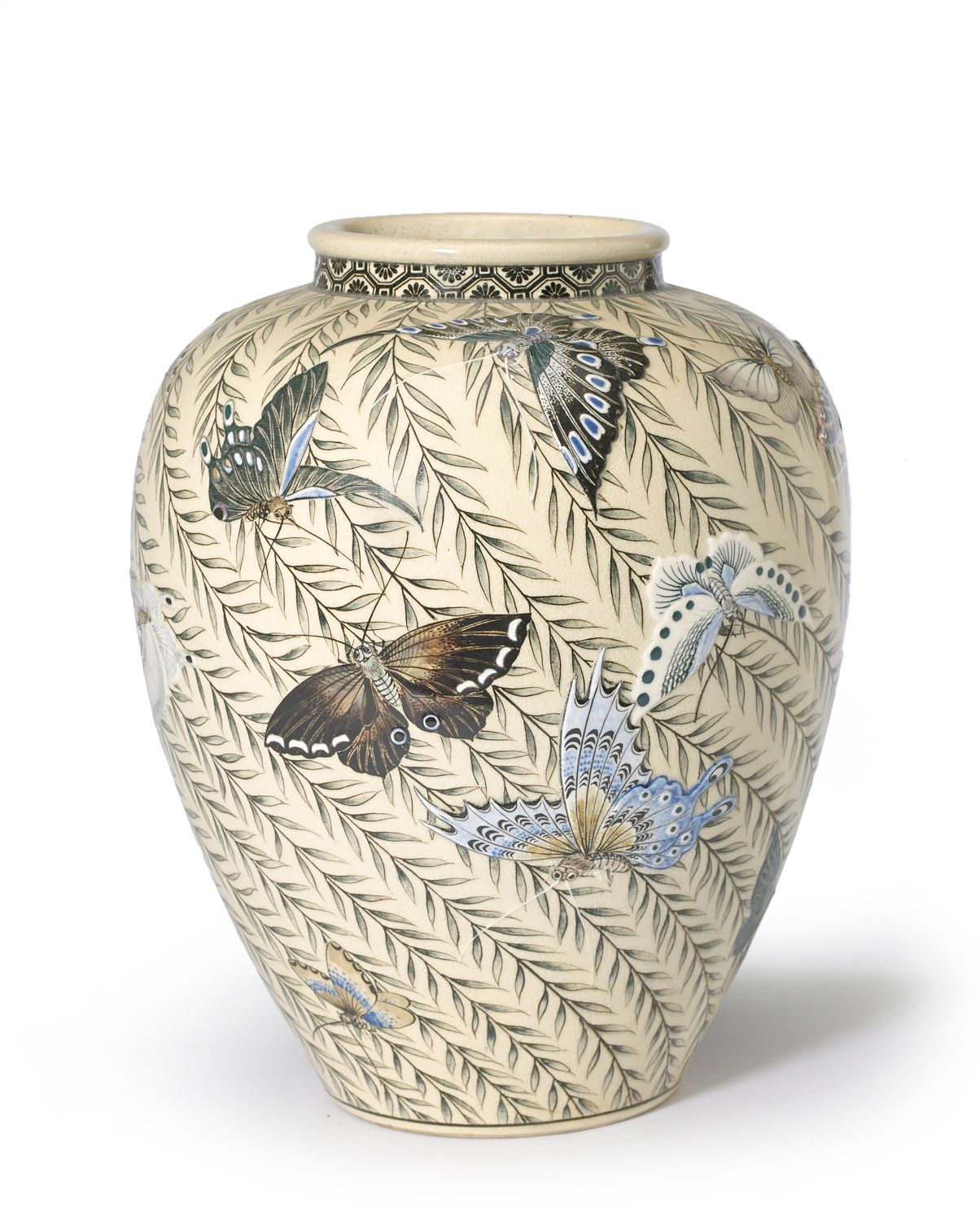Bonhams : A studio ware vase By Ito Tozan (1846-1920), Meiji period ...