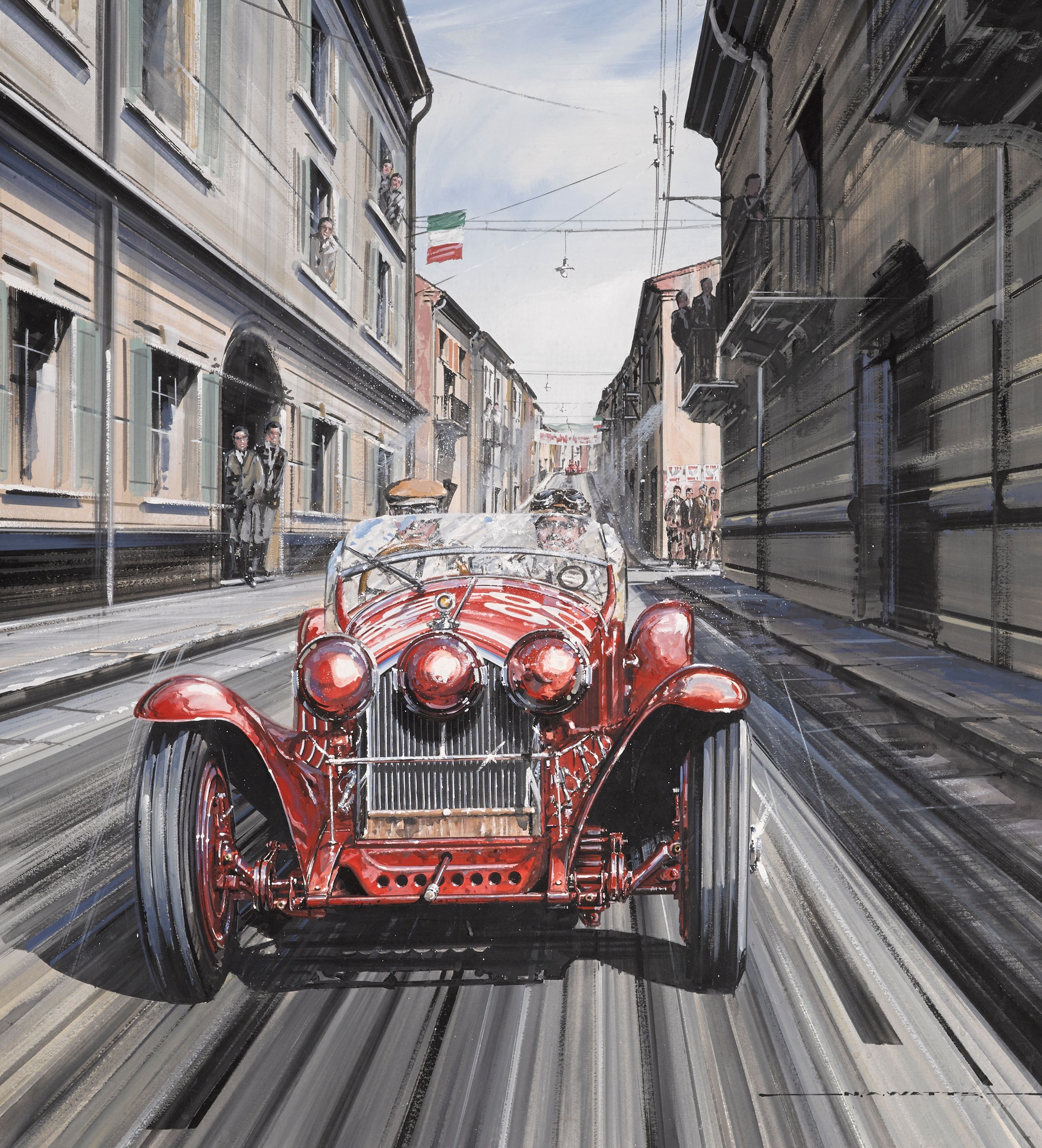 Bonhams Cars : Nicholas Watts 1936 Mille Miglia,