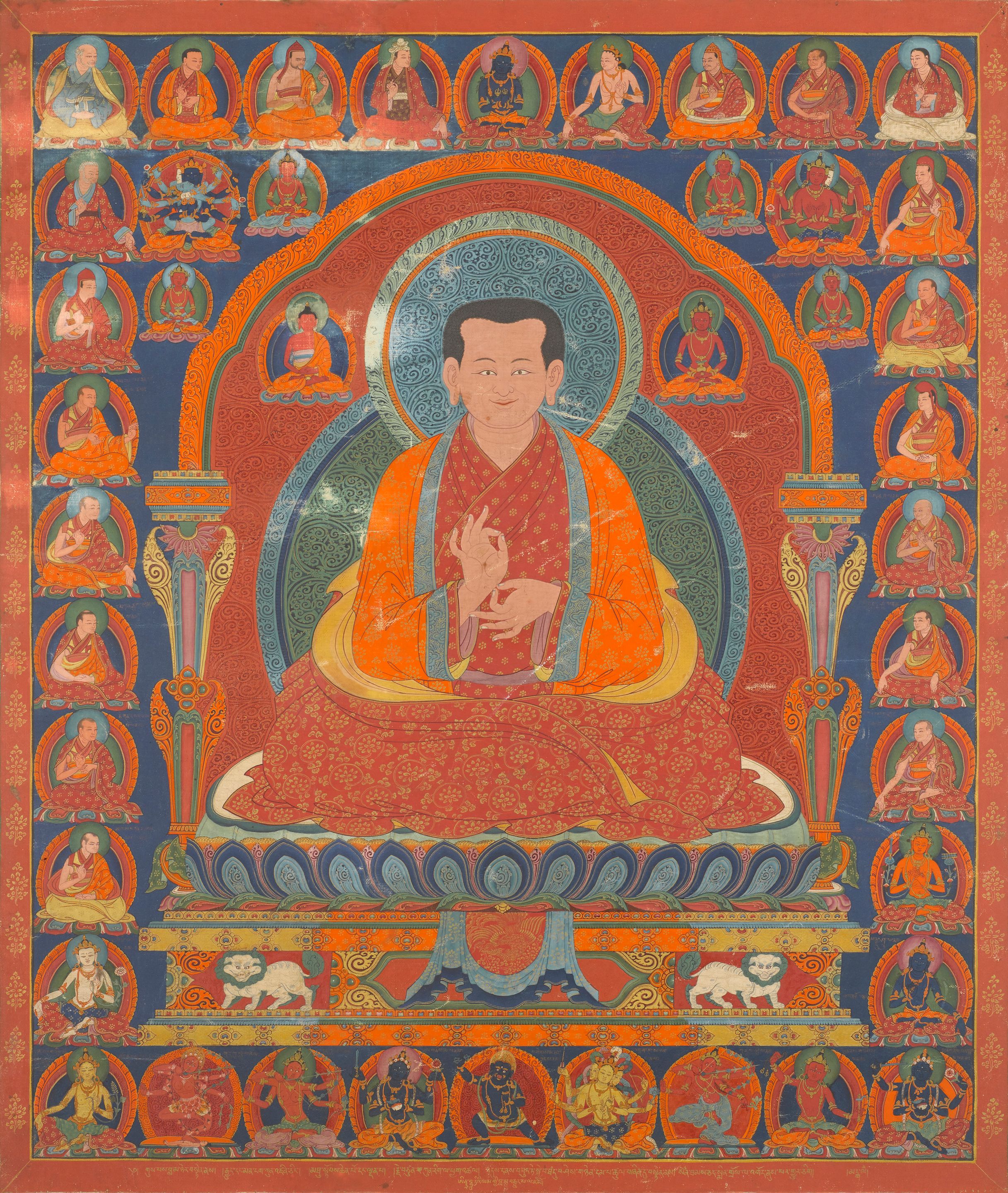 Bonhams : A PORTRAIT THANGKA OF SETON KUNRIG (1025-1113) NGOR MONASTERY ...