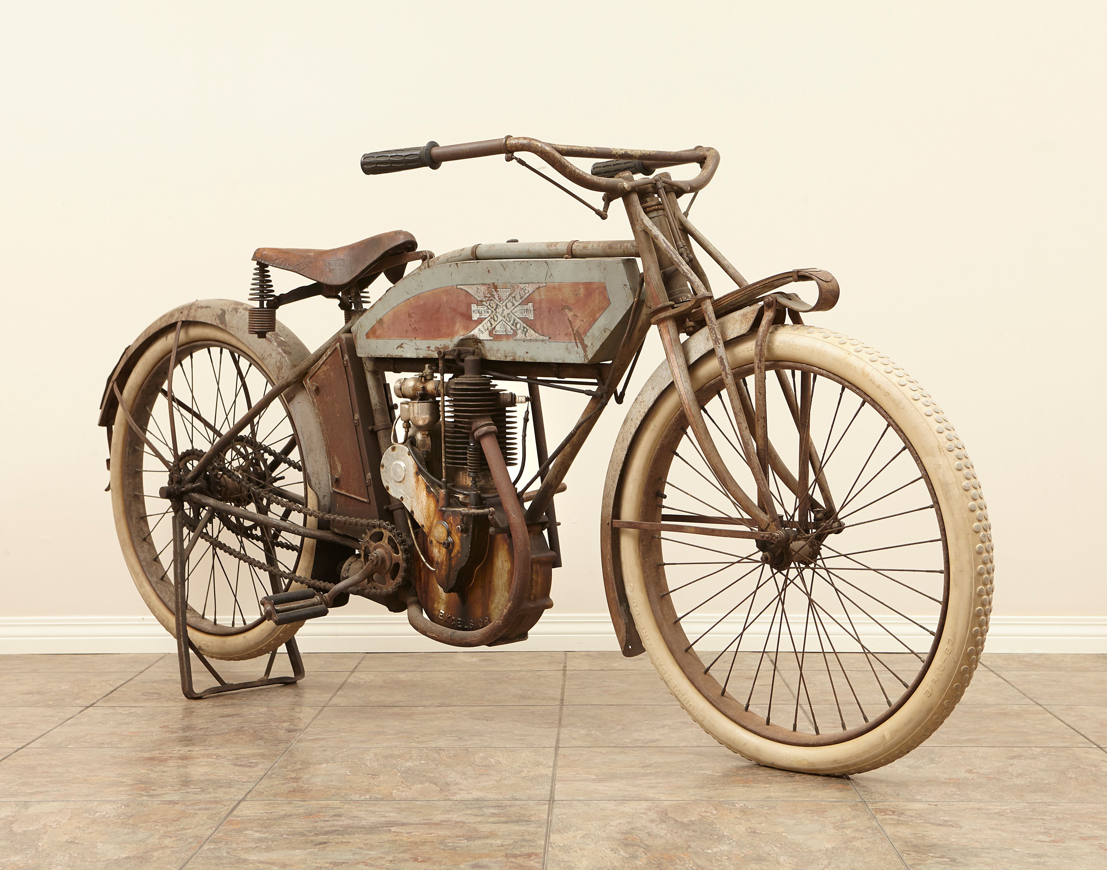 1905 Excelsior Motorcycle Bonhams Cars : 1912 Excelsior Twin Engine