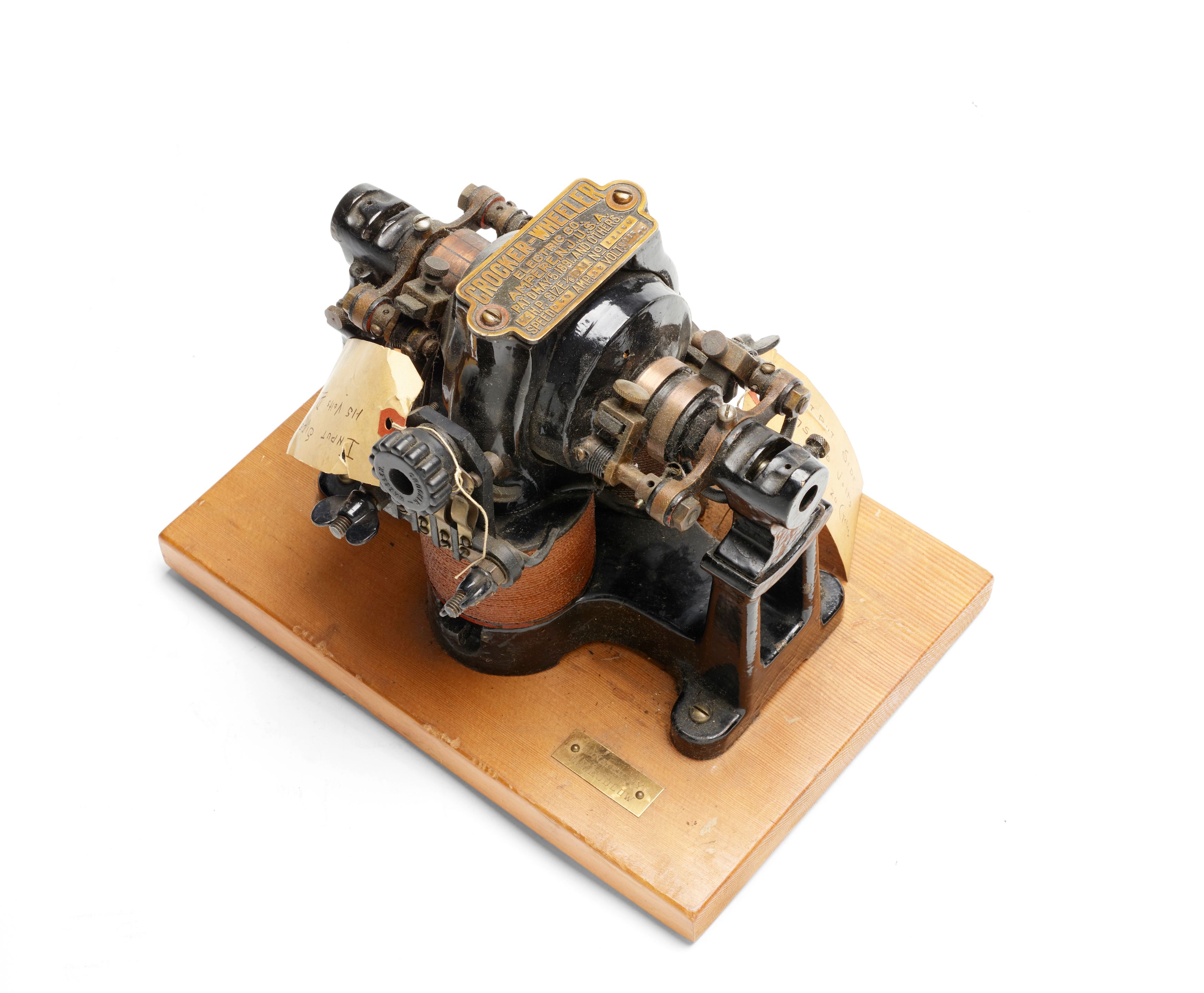 Bonhams : CROCKER-WHEELER ELECTRIC MOTOR. 1/6 h.p. Direct Current ...