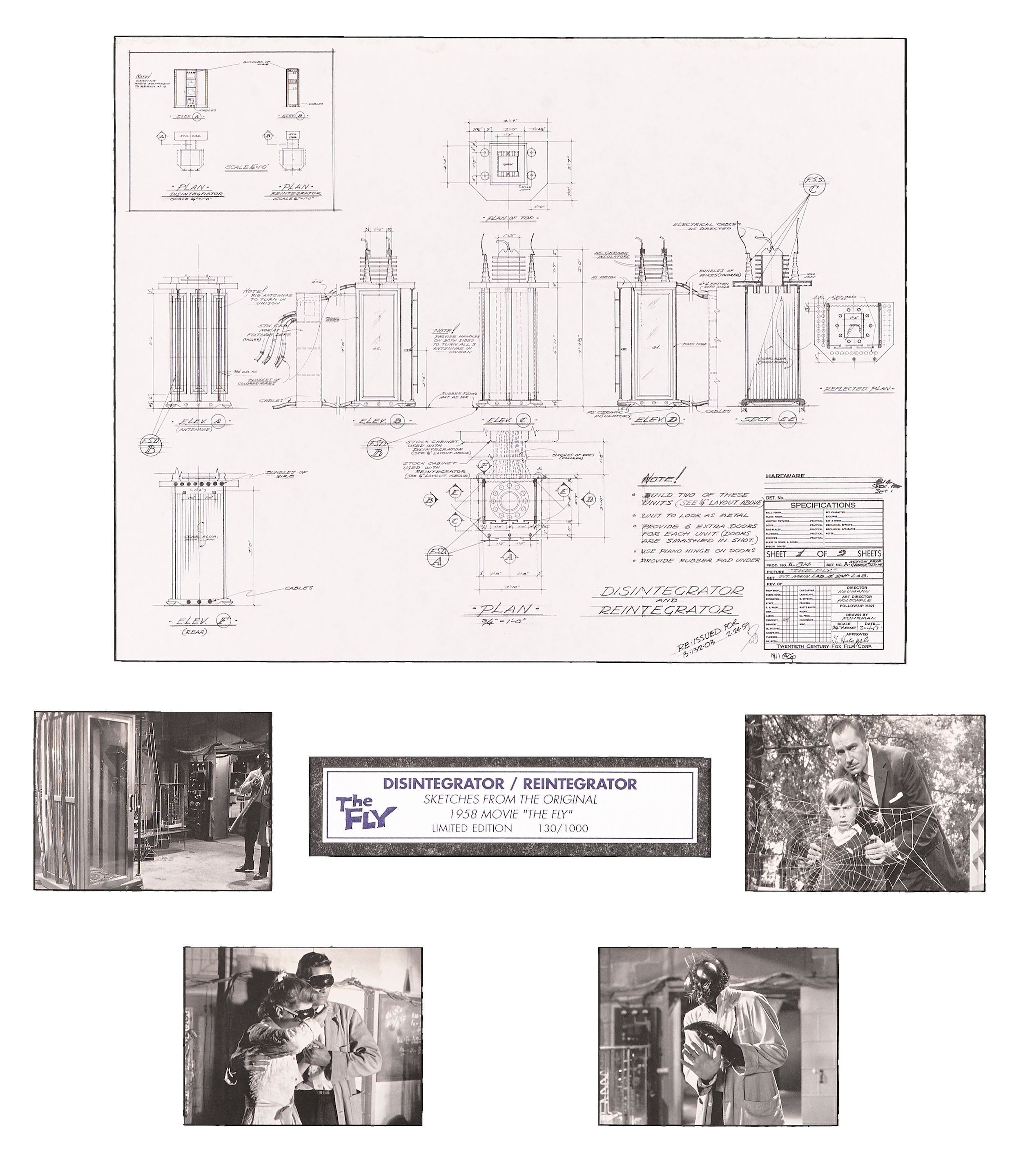 Bonhams : A Limited Edition Print of the Disintegrator and Reintegrator ...