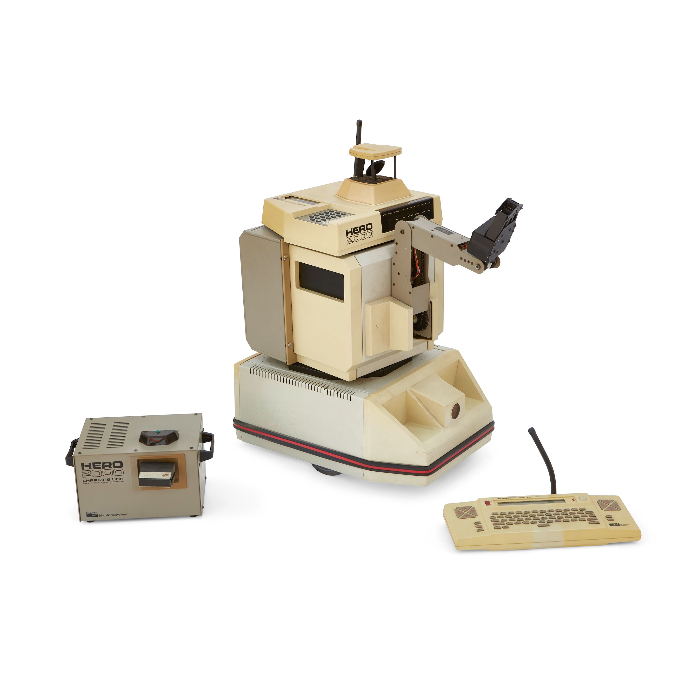 Bonhams : HEATHKIT HERO 2000 ROBOT. Robot with optional arm, remote ...