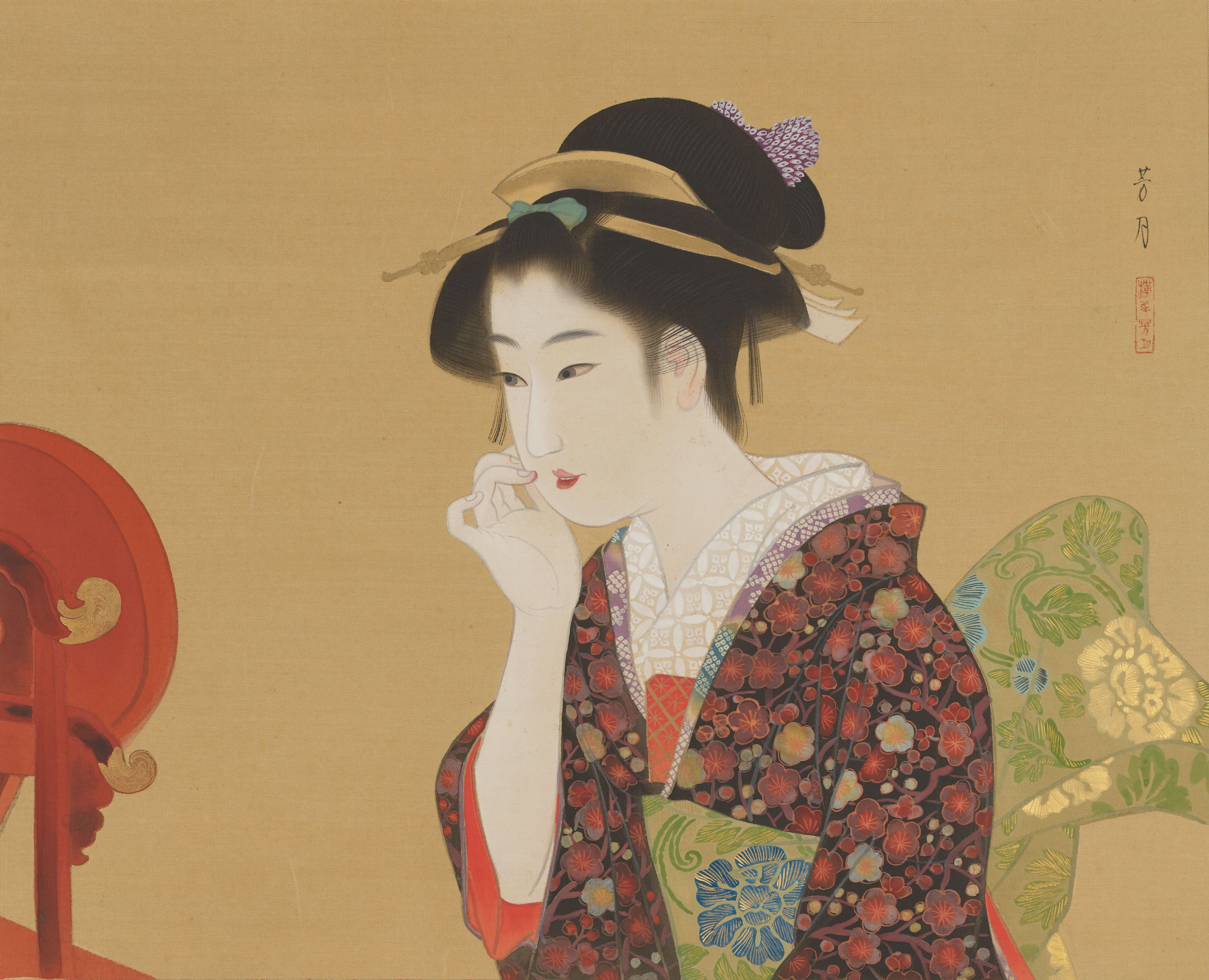 Bonhams : YOKOO HOGETSU (1897-1990) Before the Mirror Showa (1926-1989) era, circa 1930s