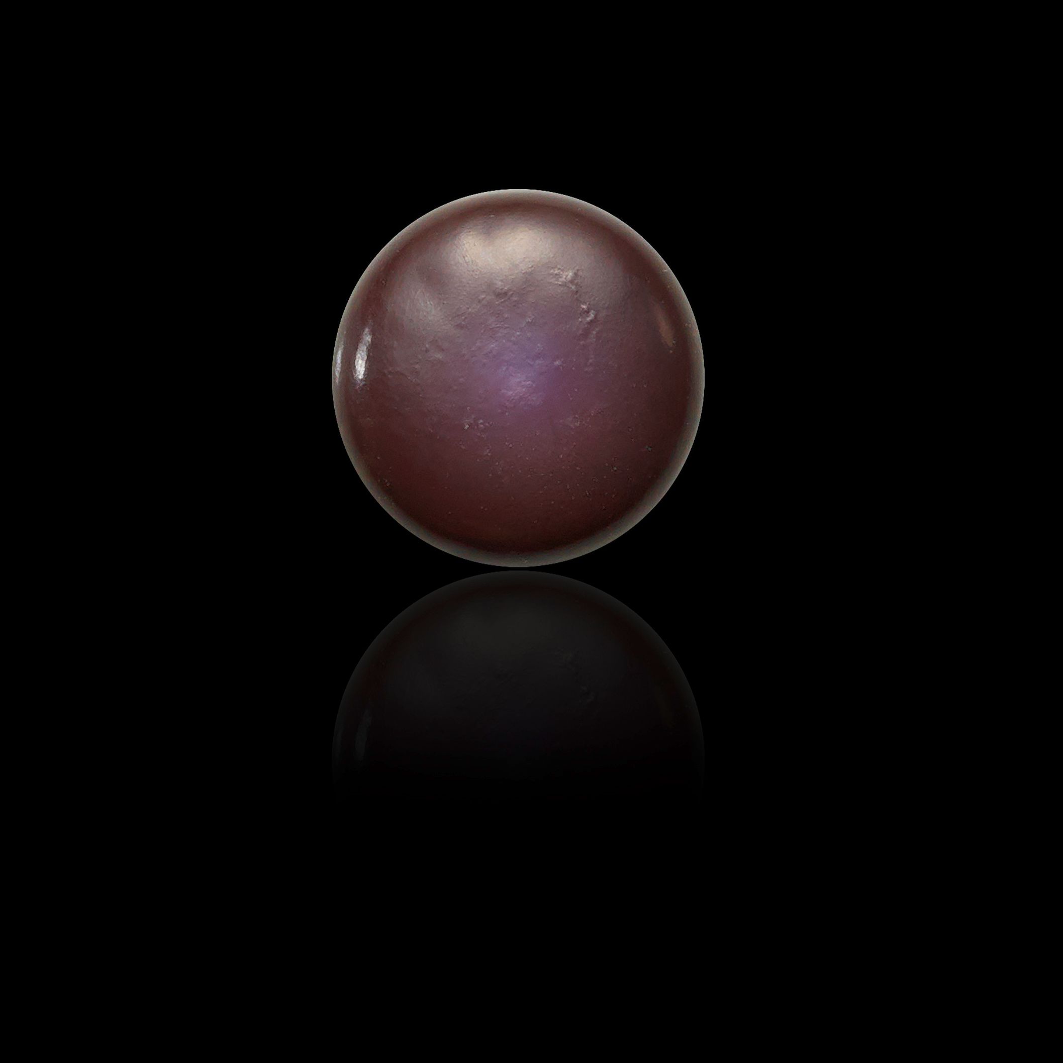 Bonhams : Deep Purple Non-nacreous Purple--A Quahog Pearl
