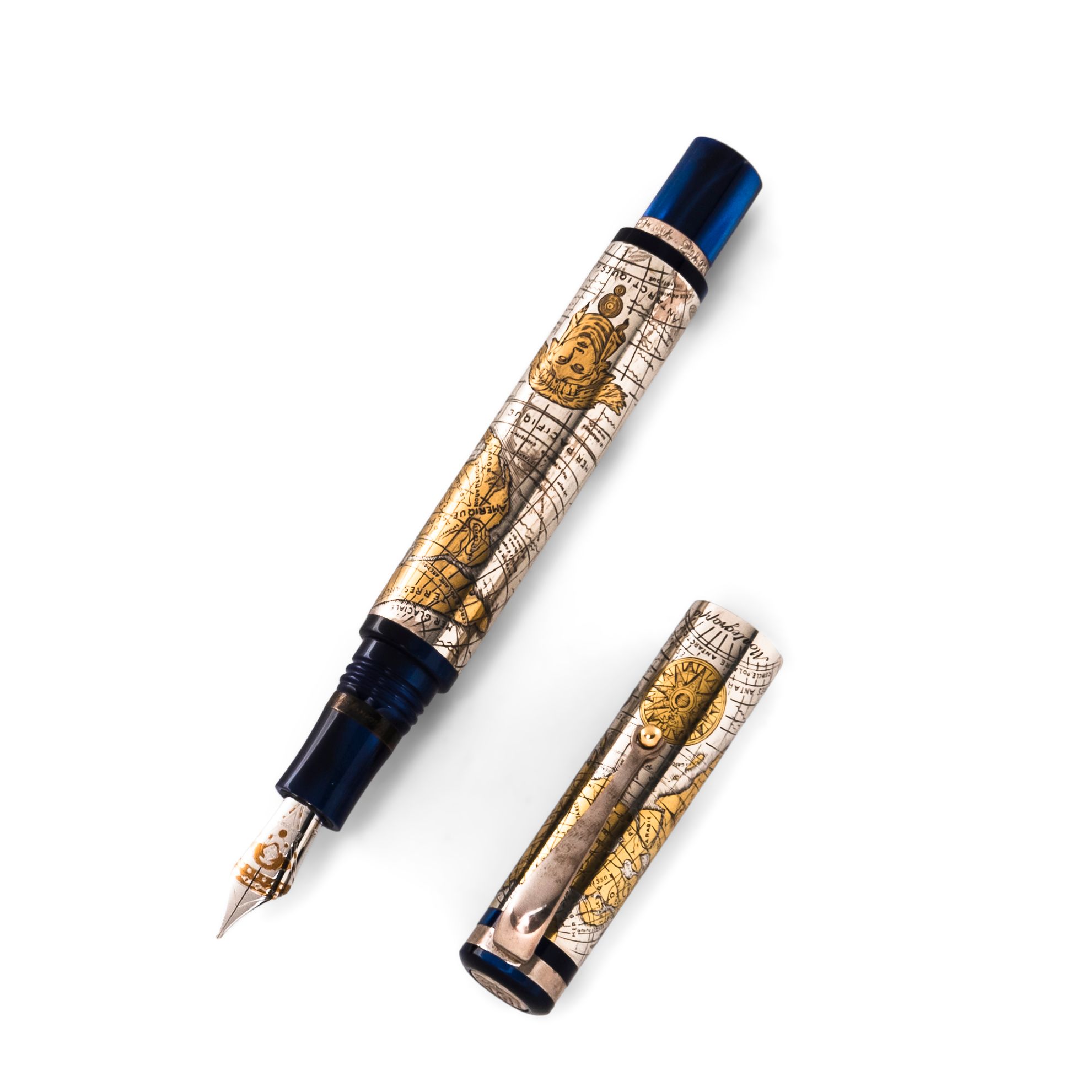 Bonhams Skinner : Montegrappa, Gea 2001, Limited Edition Fountain Pen