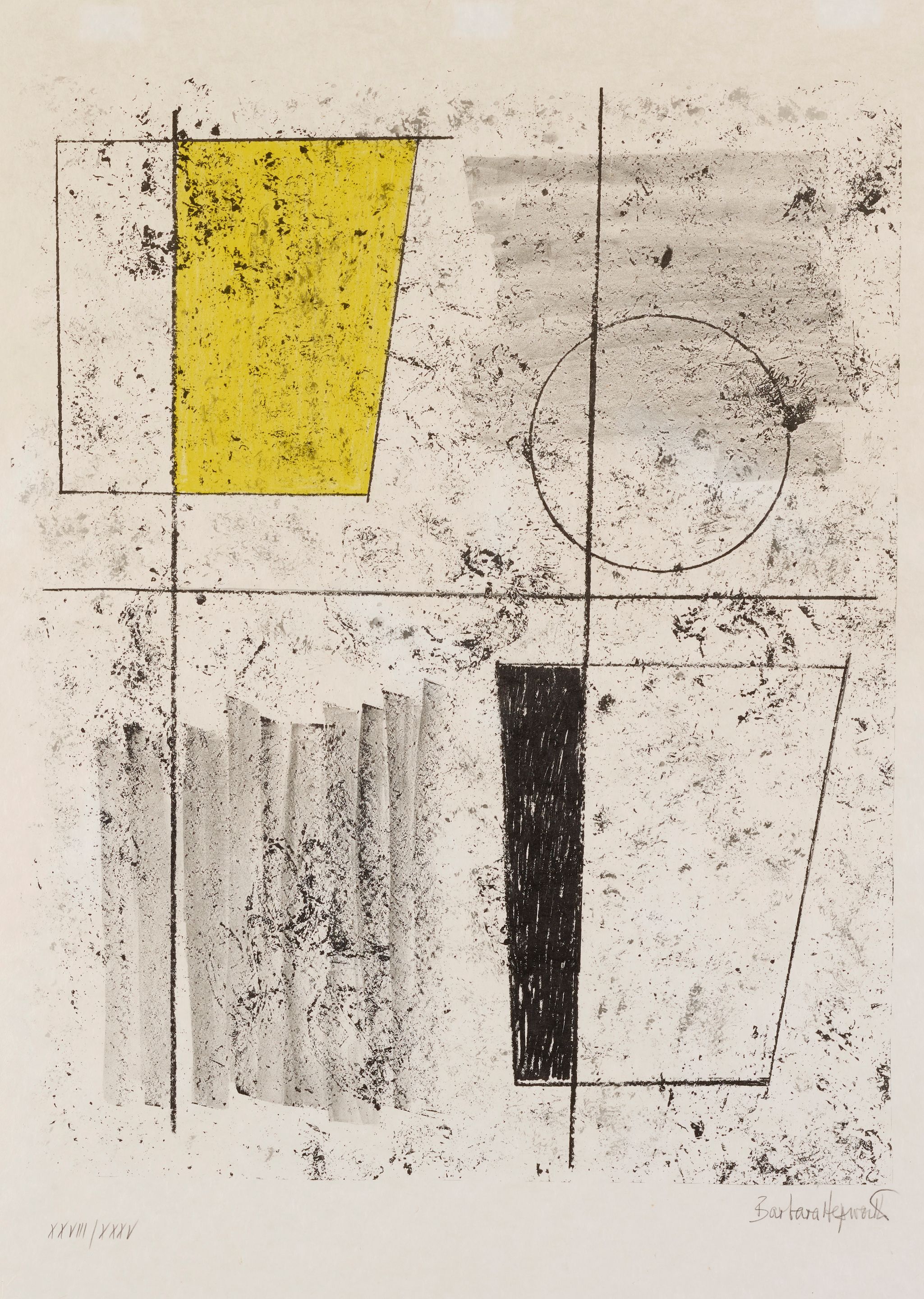 Bonhams : Barbara Hepworth (1903-1975); Three Forms Assembling;
