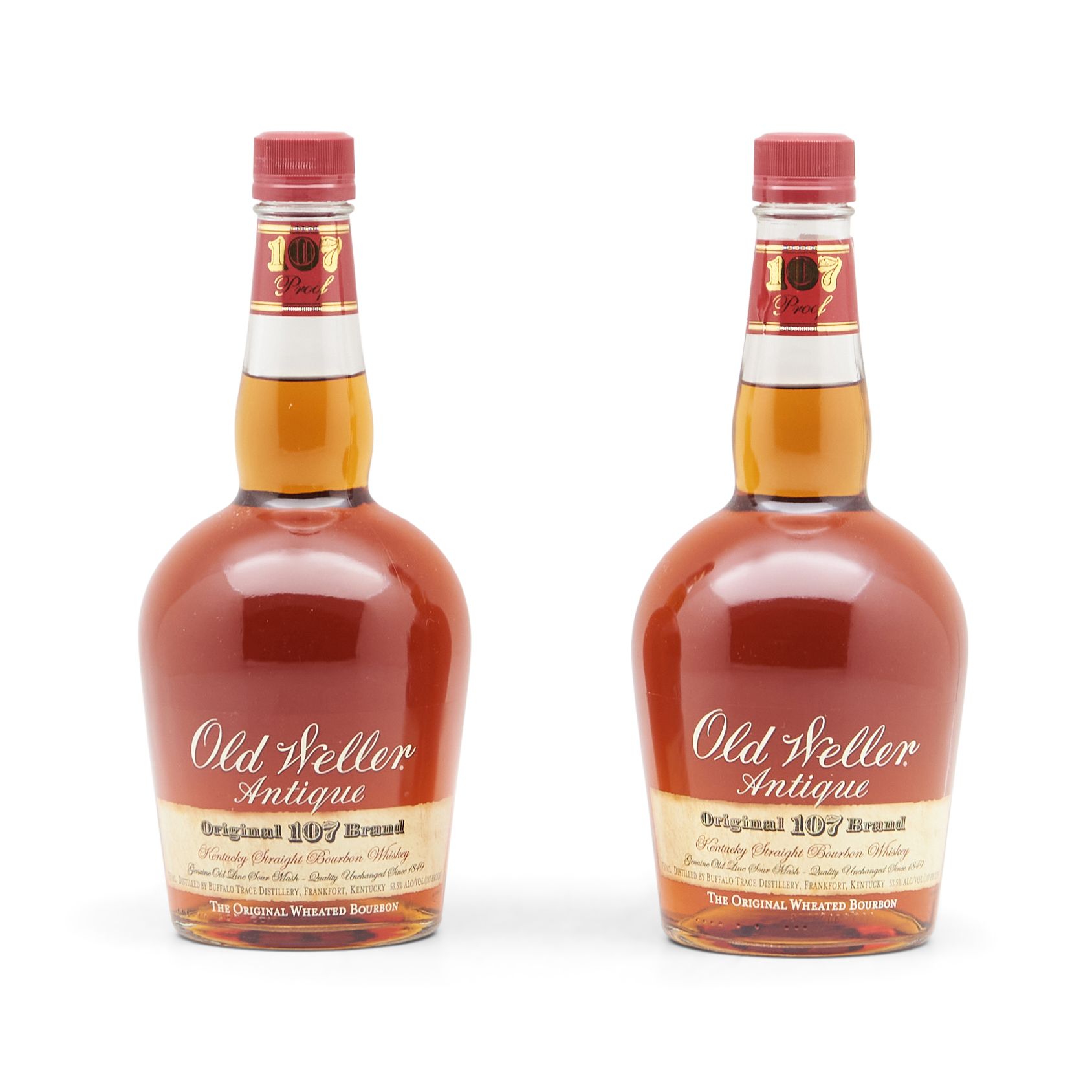 Bonhams Skinner : Old Weller Antique 107, 2 750ml bottles