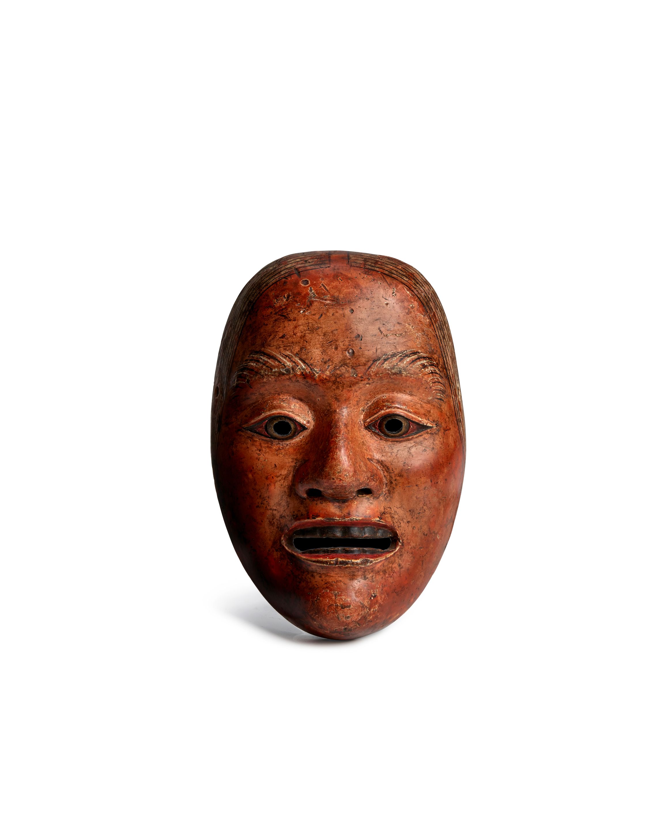 Bonhams : A NOH MASK OF THE YAMAMBA TYPE Edo period (1615-1868), 17th ...