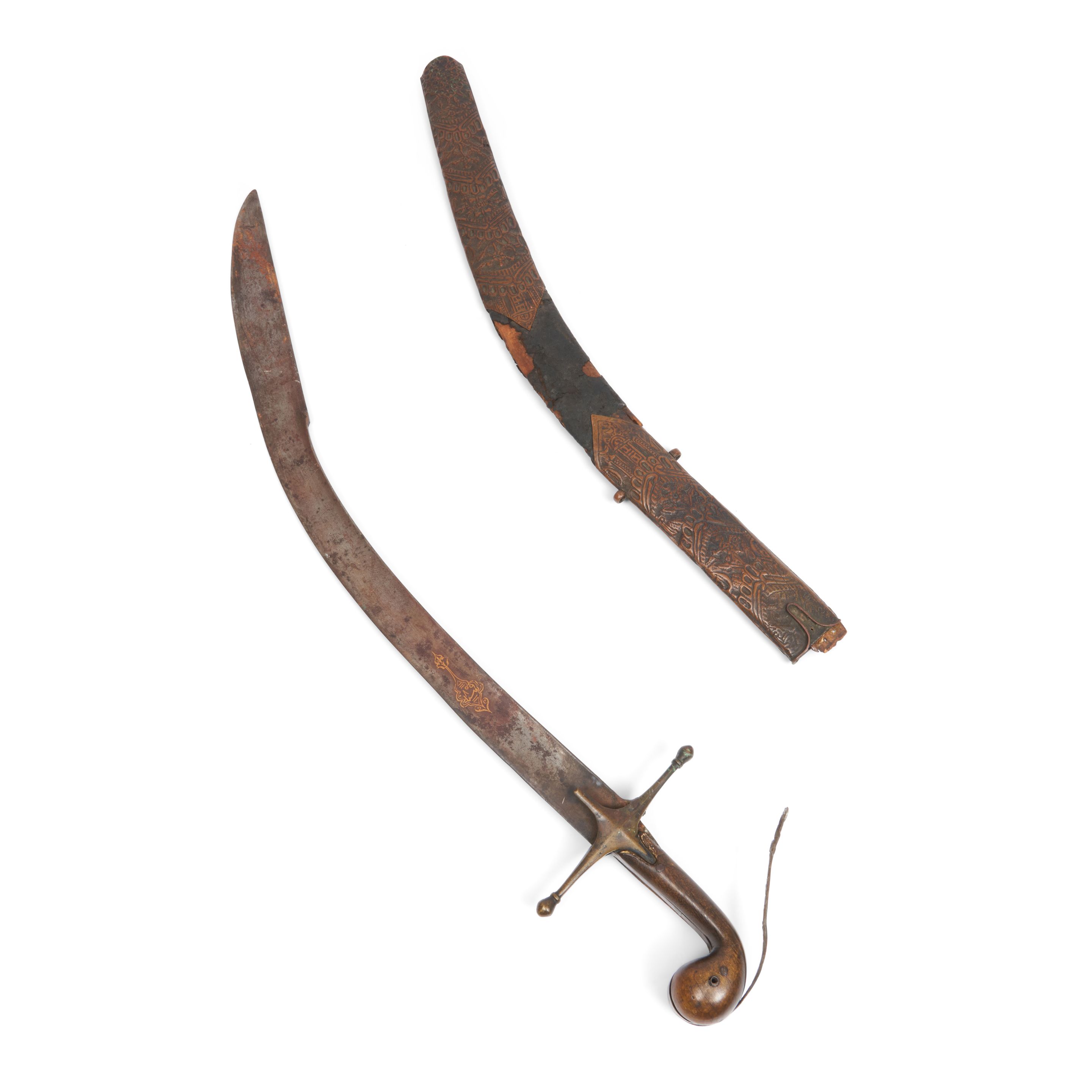 Bonhams Skinner : Gold Damascened Kilij Sword