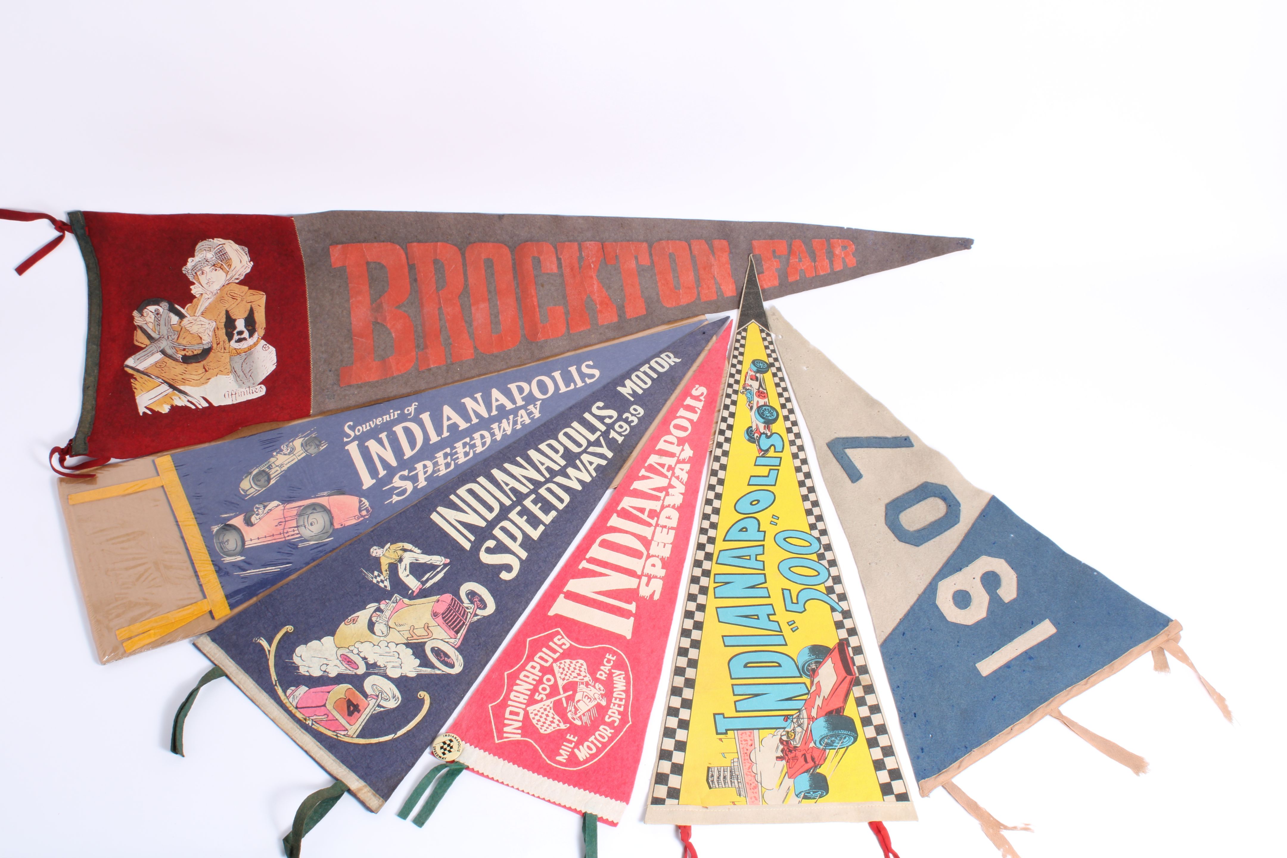 Bonhams Cars : Six assorted pennants, (6)