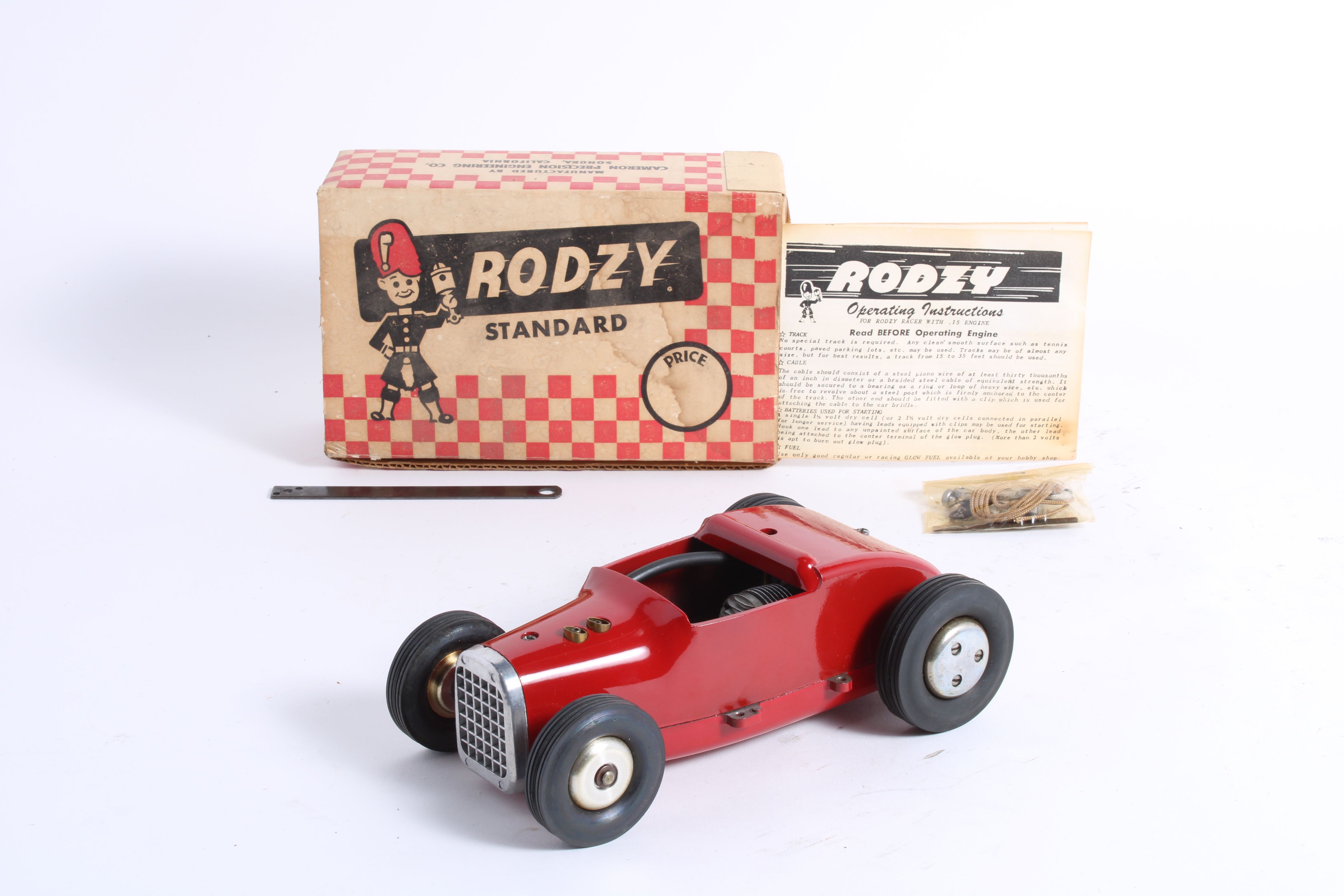 Bonhams Cars : A rare boxed 'Rodzy' hot rod tether race car by Cameron ...
